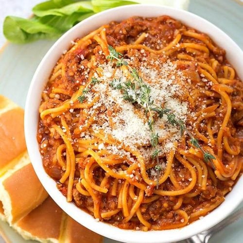 Instant Pot Mini - Spaghetti - Simply Happy Foodie