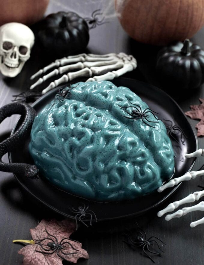 Halloween Jello Brain Recipe - Simply Happy Foodie