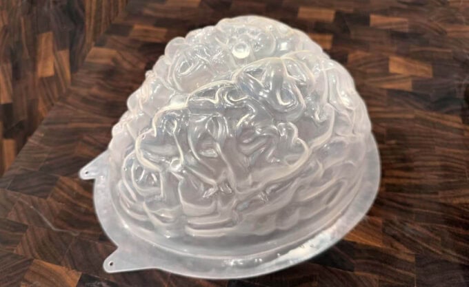 Halloween Jello Brain Recipe - Simply Happy Foodie