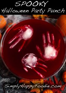 Spooky Halloween Party Punch - Simply Happy Foodie