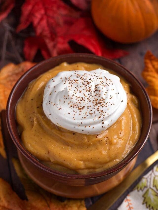 Quick Pumpkin Pie Pudding Story - Simply Happy Foodie