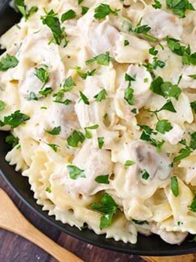 Instant Pot Leftover Turkey Pasta Story - Simply Happy Foodie