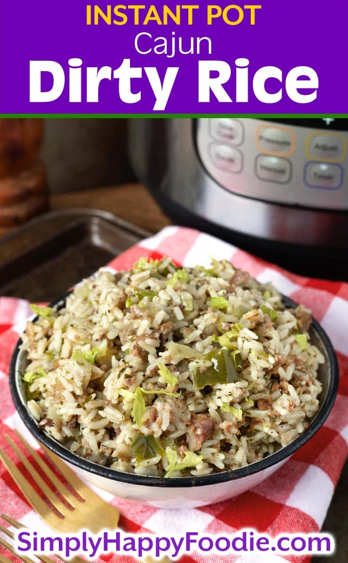 Instant Pot Dirty Rice - Simply Happy Foodie