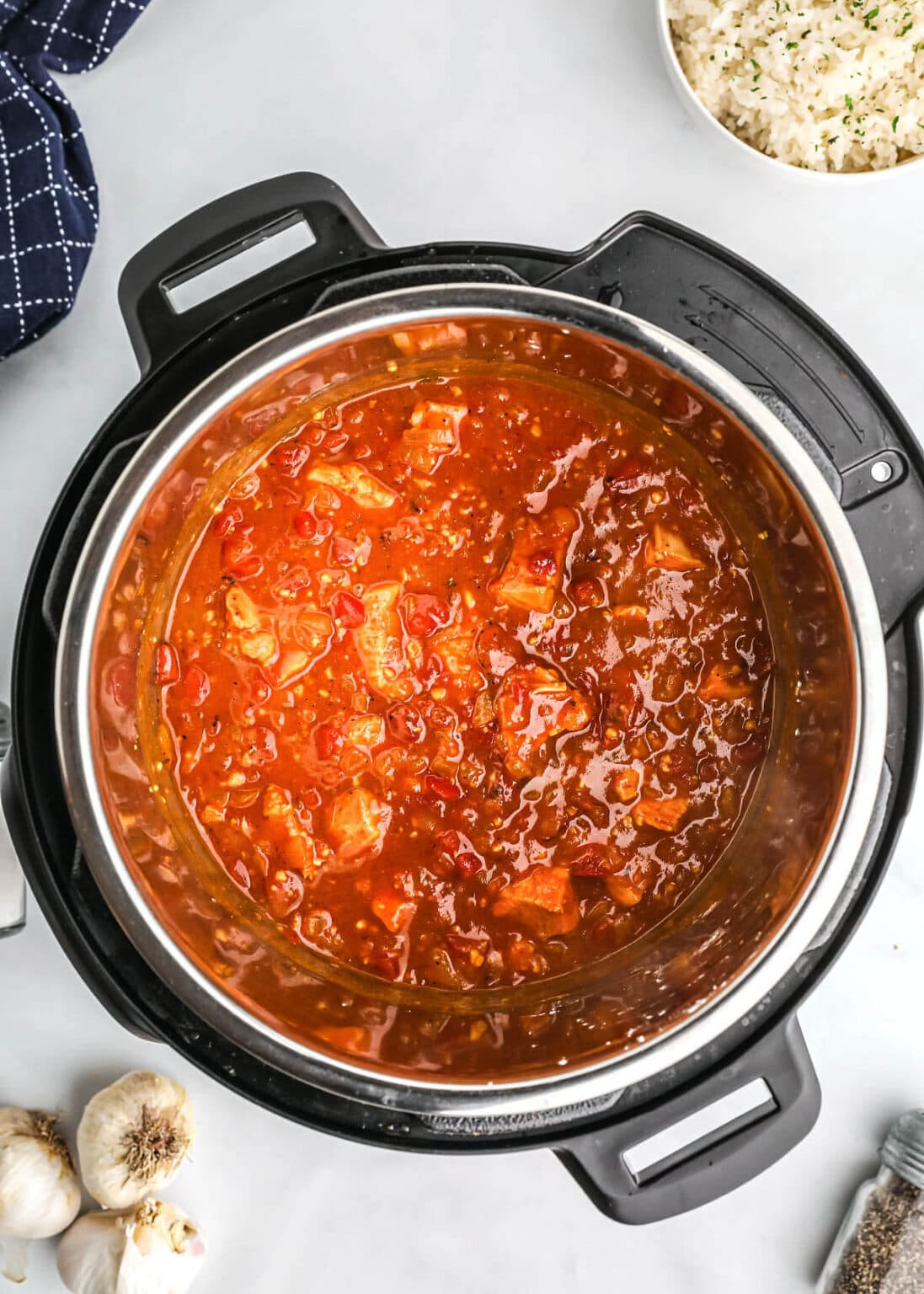 Instant Pot Chicken Curry with Coconut Rice - Simply Happy Foodie