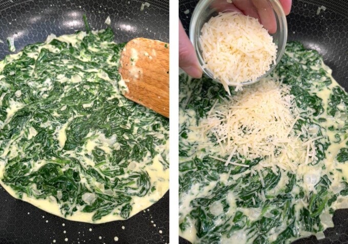 Cheesy Creamed Spinach - Simply Happy Foodie