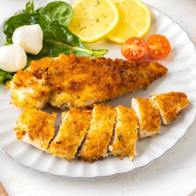 Crispy Pan-Fried Chicken Cutlets - Simply Happy Foodie