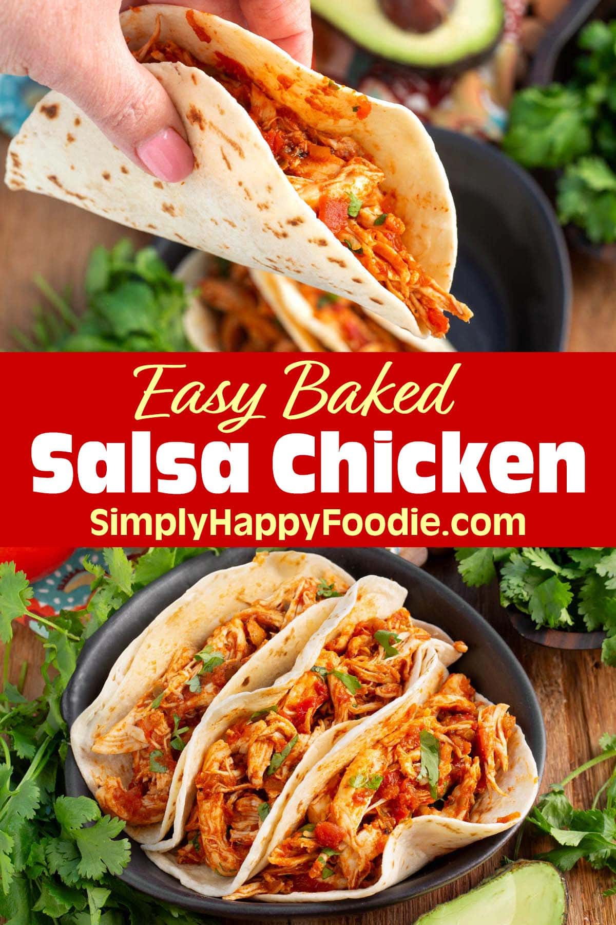 Easy Baked Salsa Chicken - Simply Happy Foodie