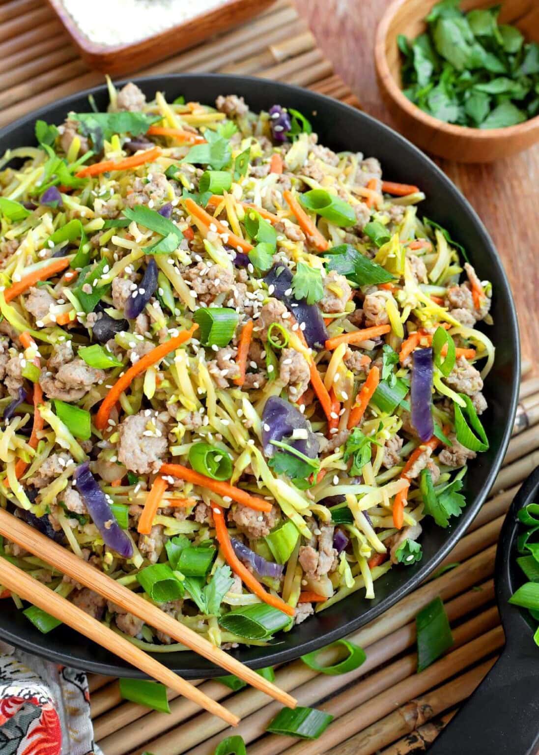 Egg Roll in a Bowl - Simply Happy Foodie