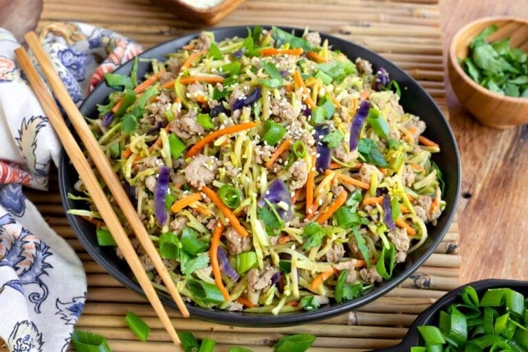 Egg Roll in a Bowl - Simply Happy Foodie
