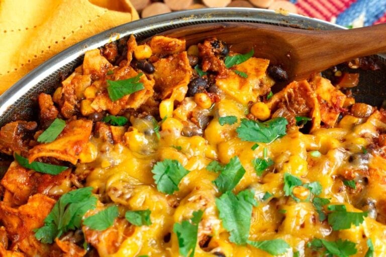 Easy Beef Enchilada Skillet - Simply Happy Foodie