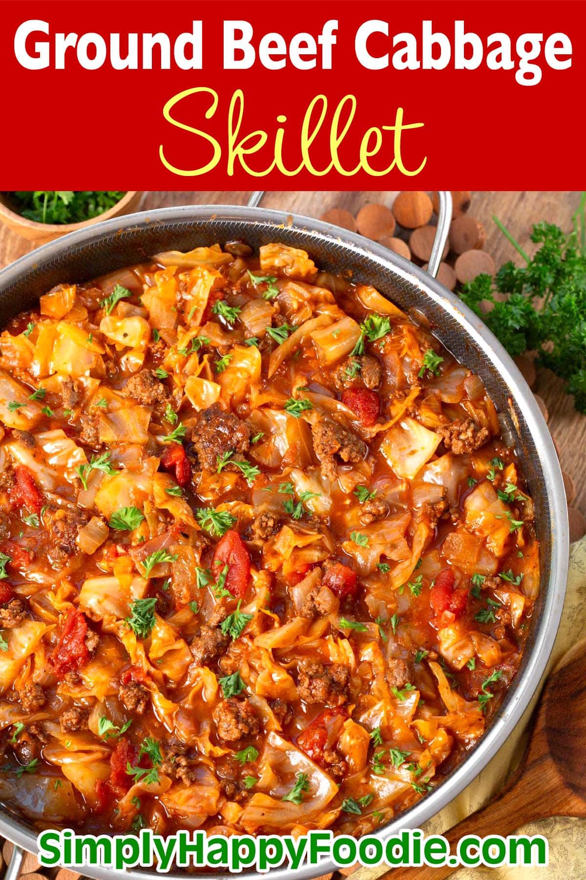 Ground Beef Cabbage Skillet - Simply Happy Foodie