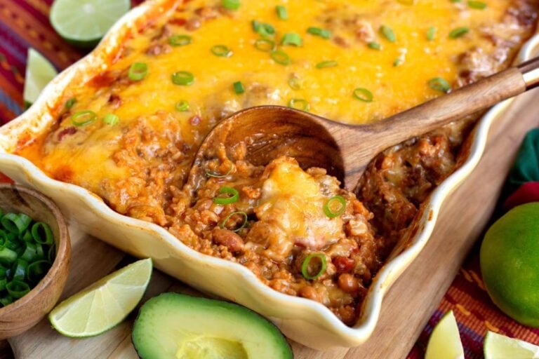 Taco Rice Casserole - Simply Happy Foodie