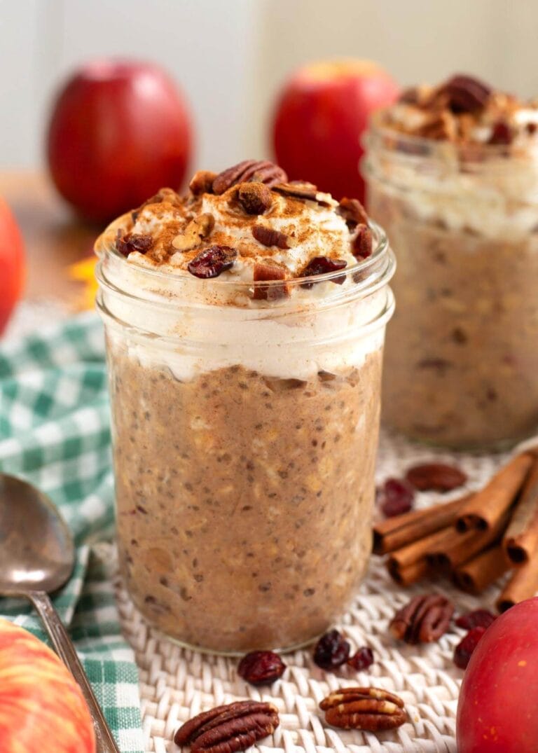 Apple Overnight Oats - Simply Happy Foodie