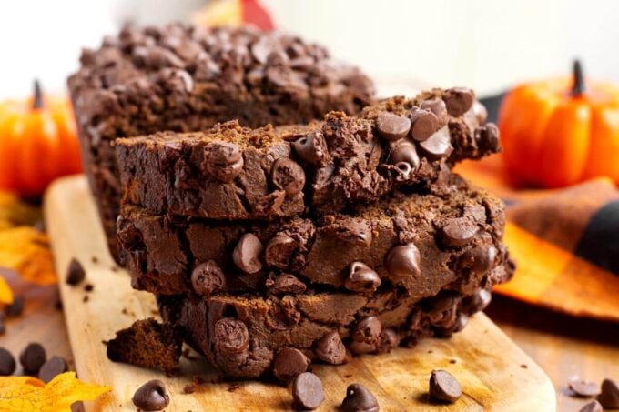 Chocolate Pumpkin Bread - Simply Happy Foodie