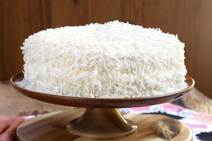 Easy Coconut Cake (Moist & Fluffy) - Simply Happy Foodie