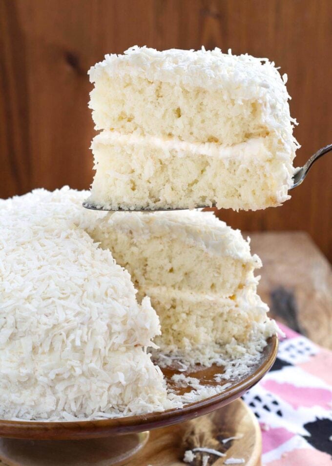 Easy Coconut Cake (Moist & Fluffy) - Simply Happy Foodie