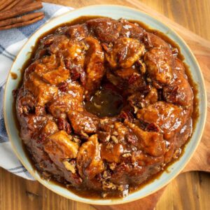 Cinnamon Pull-Apart Monkey Bread - Simply Happy Foodie